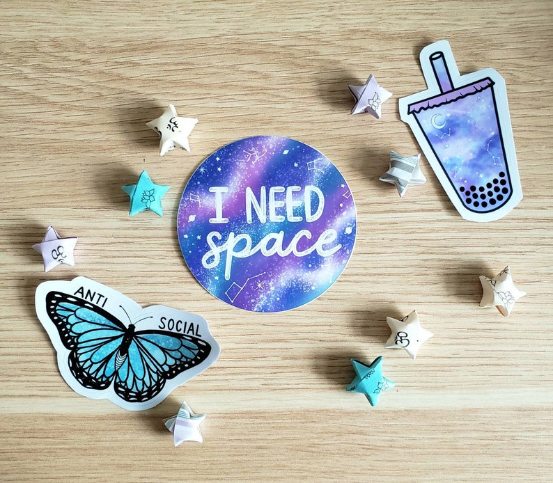 I Need Space Die-cut Vinyl Sticker Waterproof Dishwasher - Etsy
