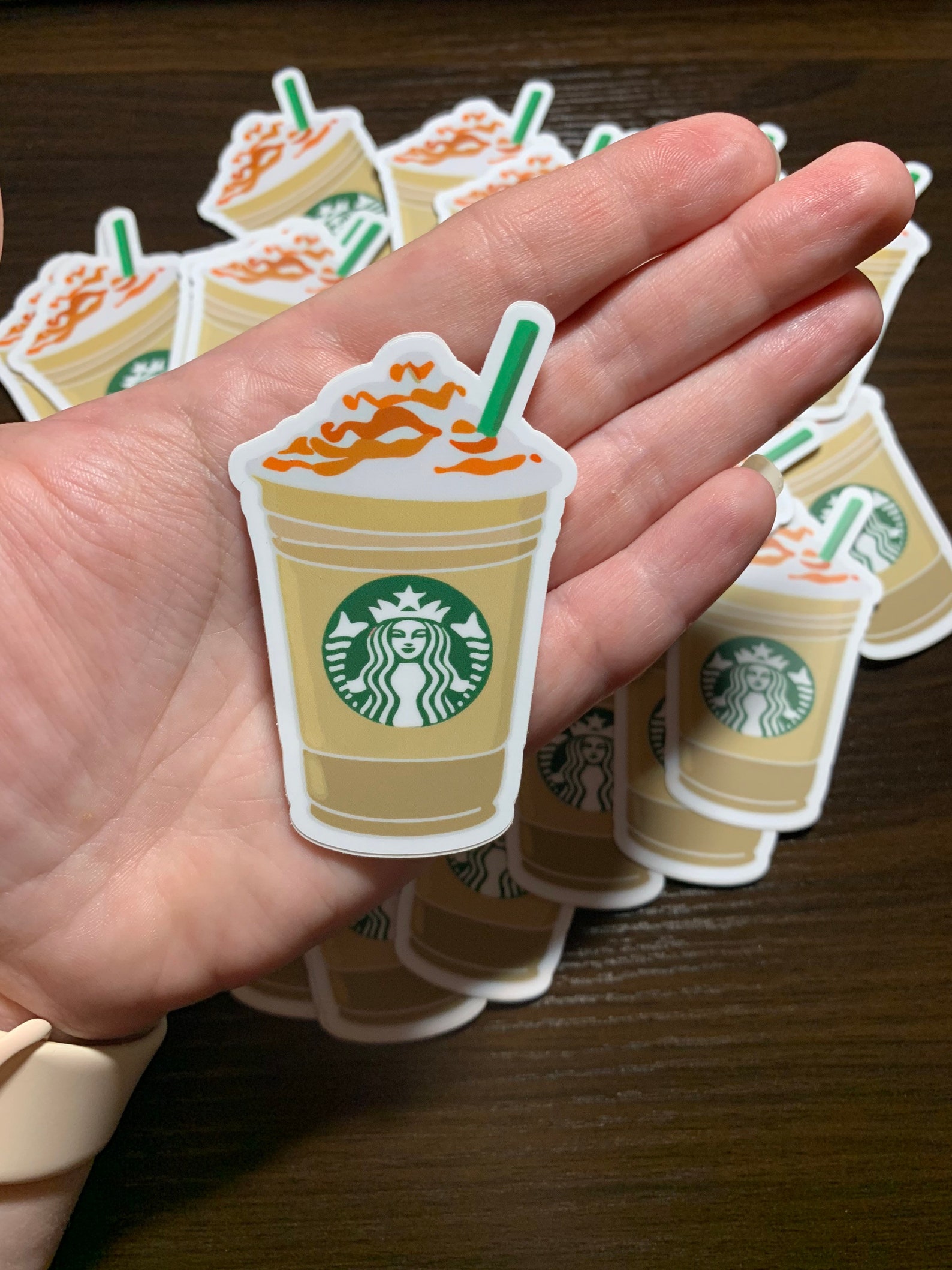 Frappuccino Sticker, Starbucks Sticker, Laptop Sticker, Coffee Sticker ...