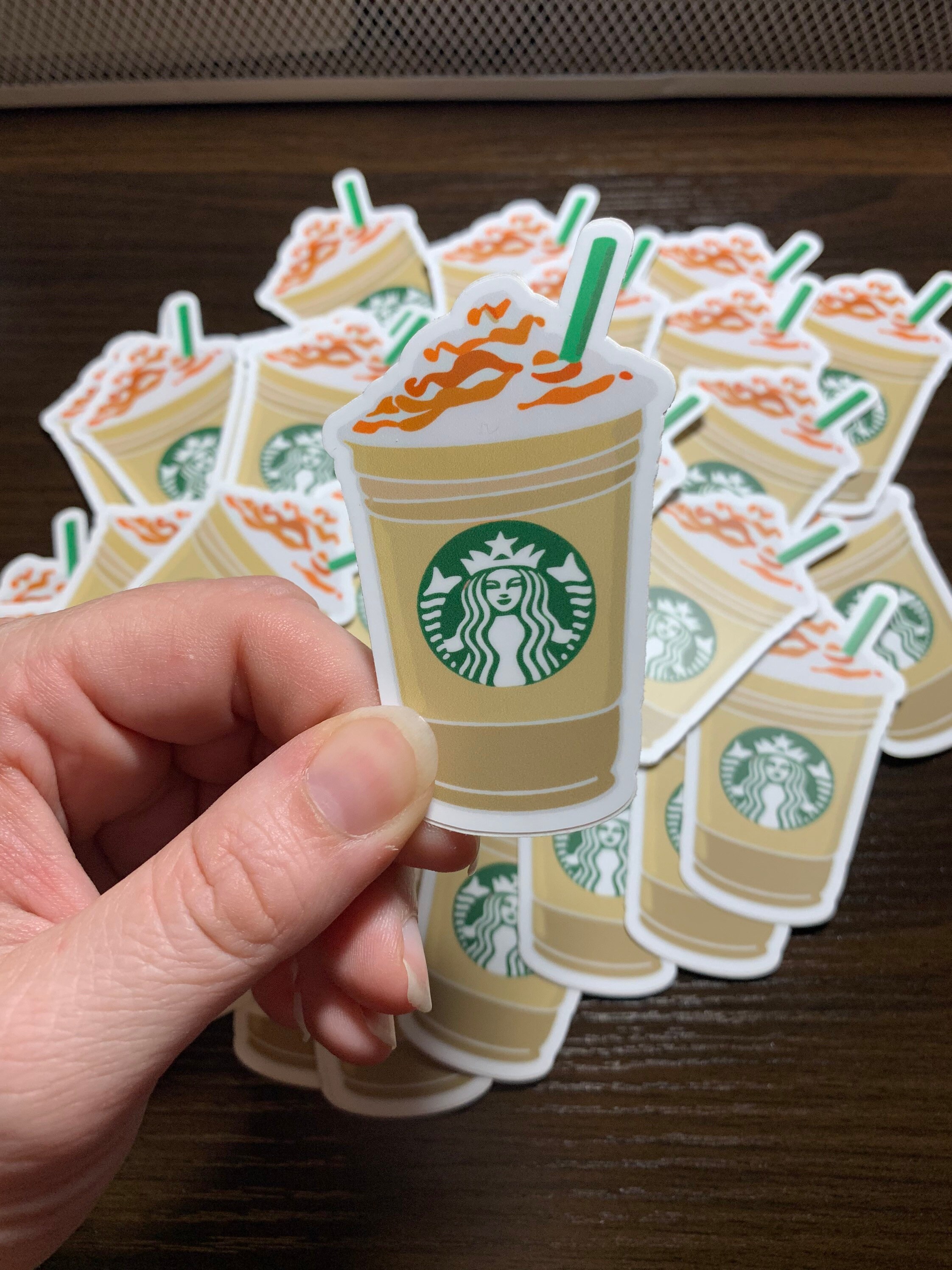 Frappuccino Sticker, Starbucks Sticker, Laptop Sticker, Coffee Sticker ...