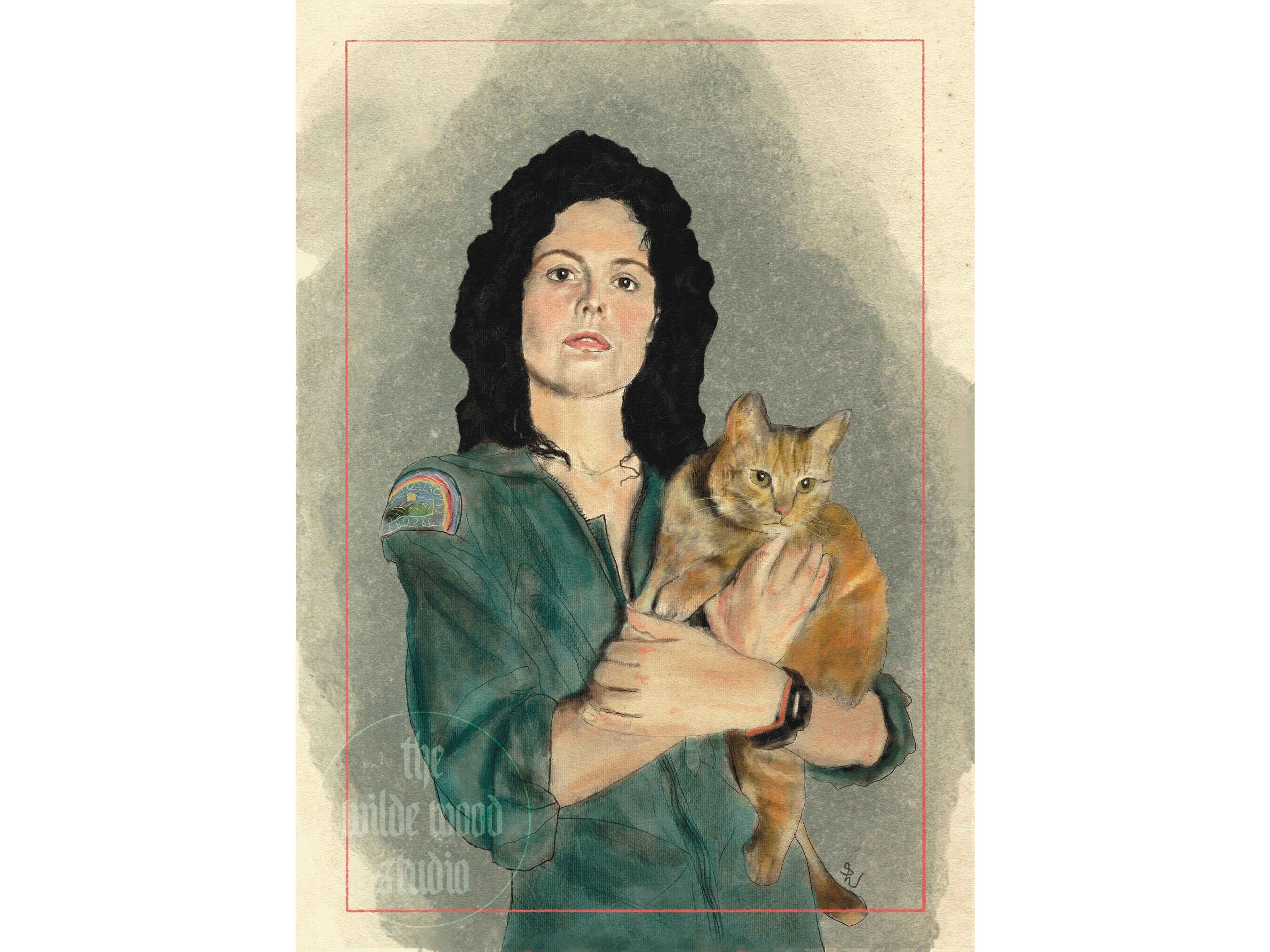 Ellen Ripley - Alien Art Print - Sci-fi / Horror - Etsy