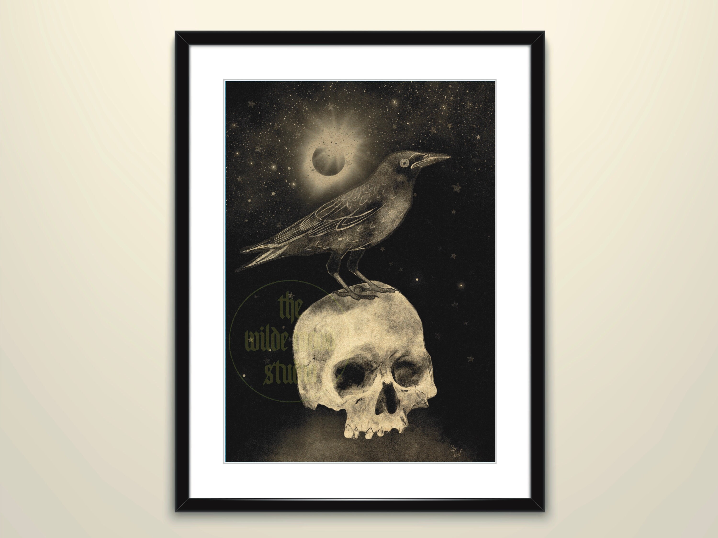 Crow Skull Art