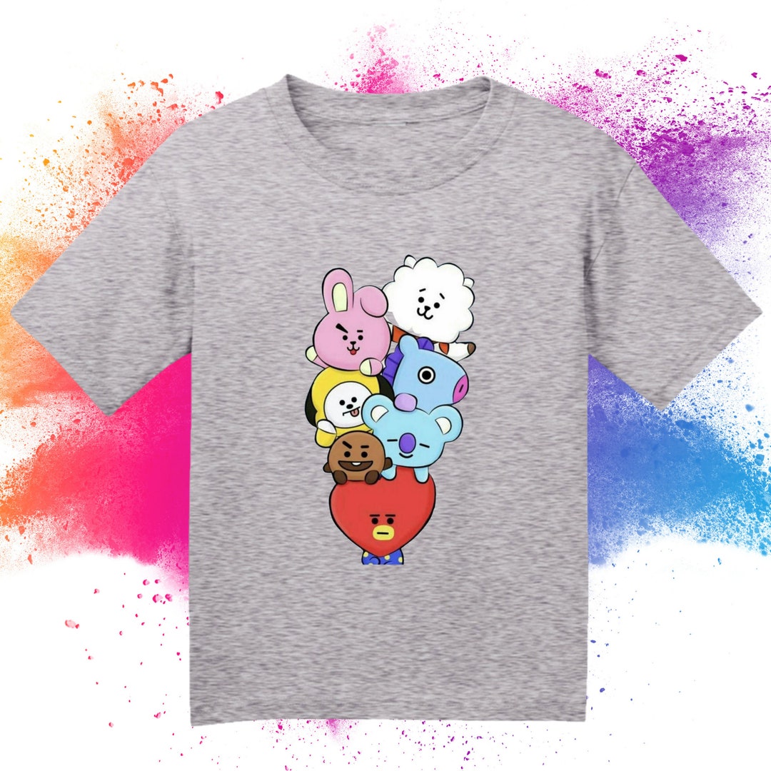 BT21 T-shirt BTS for Adult and Kids Gift Tee - Etsy