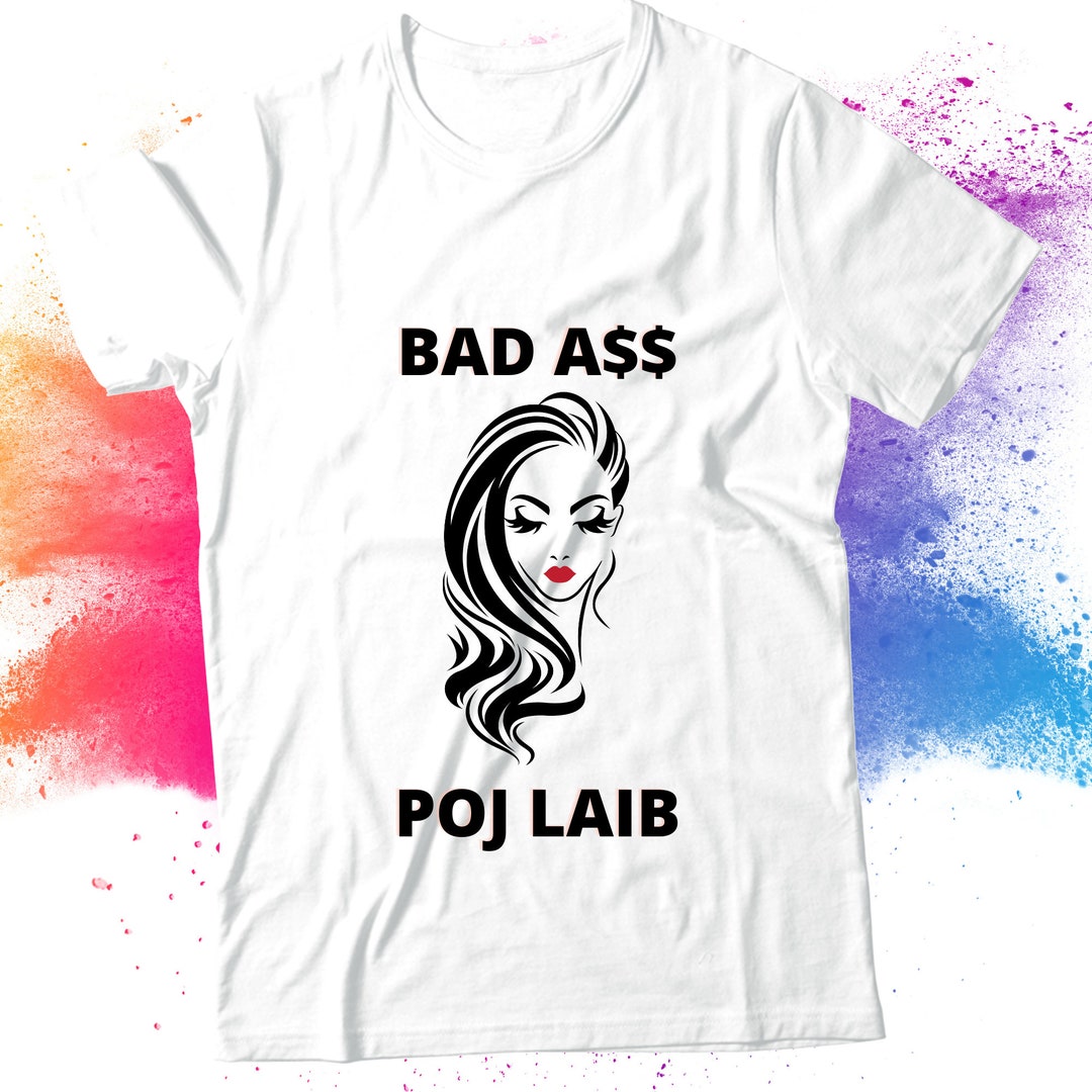 Hmong Poj Laib T-shirt for Her Gift - Etsy
