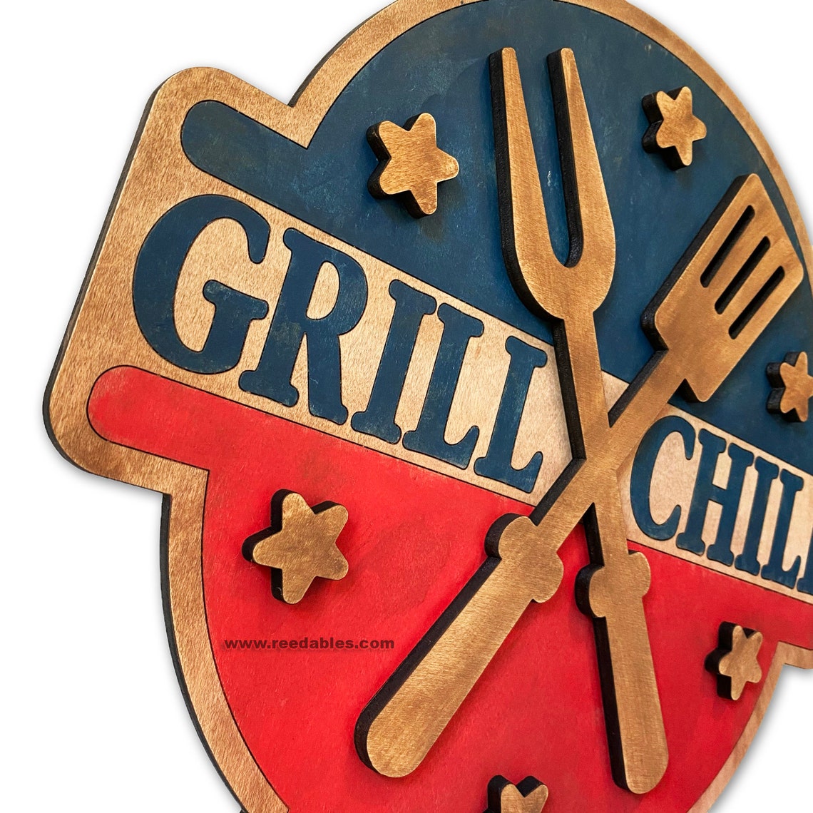 Grill Chill SVG Laser File - Etsy