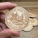 West Virginia State Seal Wooden Token | 2″ Laser‑engraved Keepsake ...