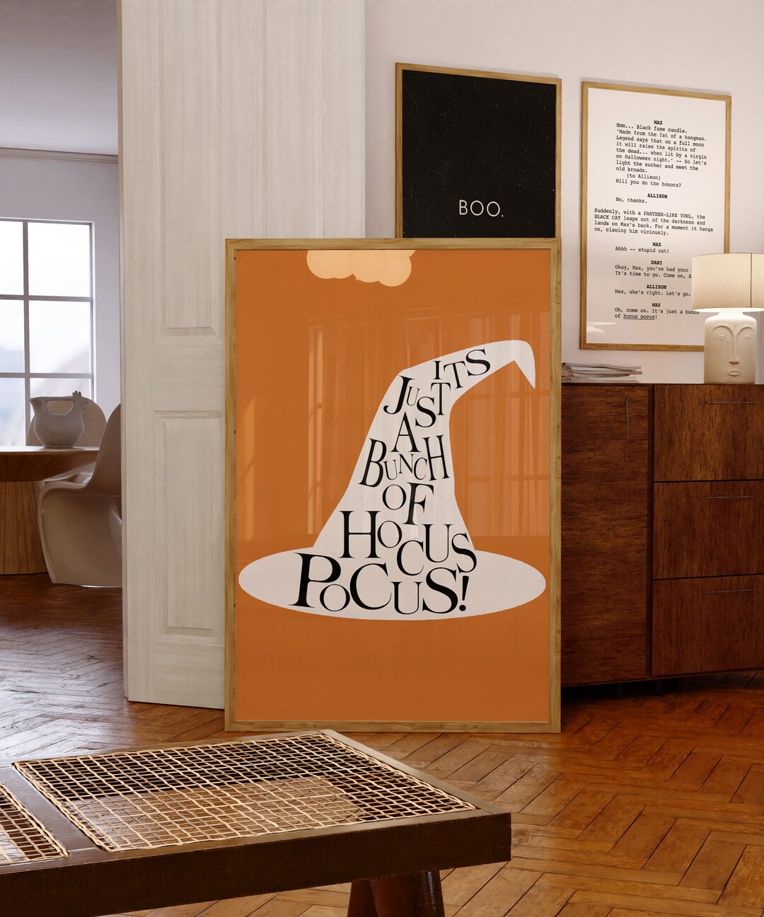 Hocus Pocus Printable Wall Art, Trendy Halloween Decor, It's Just a ...