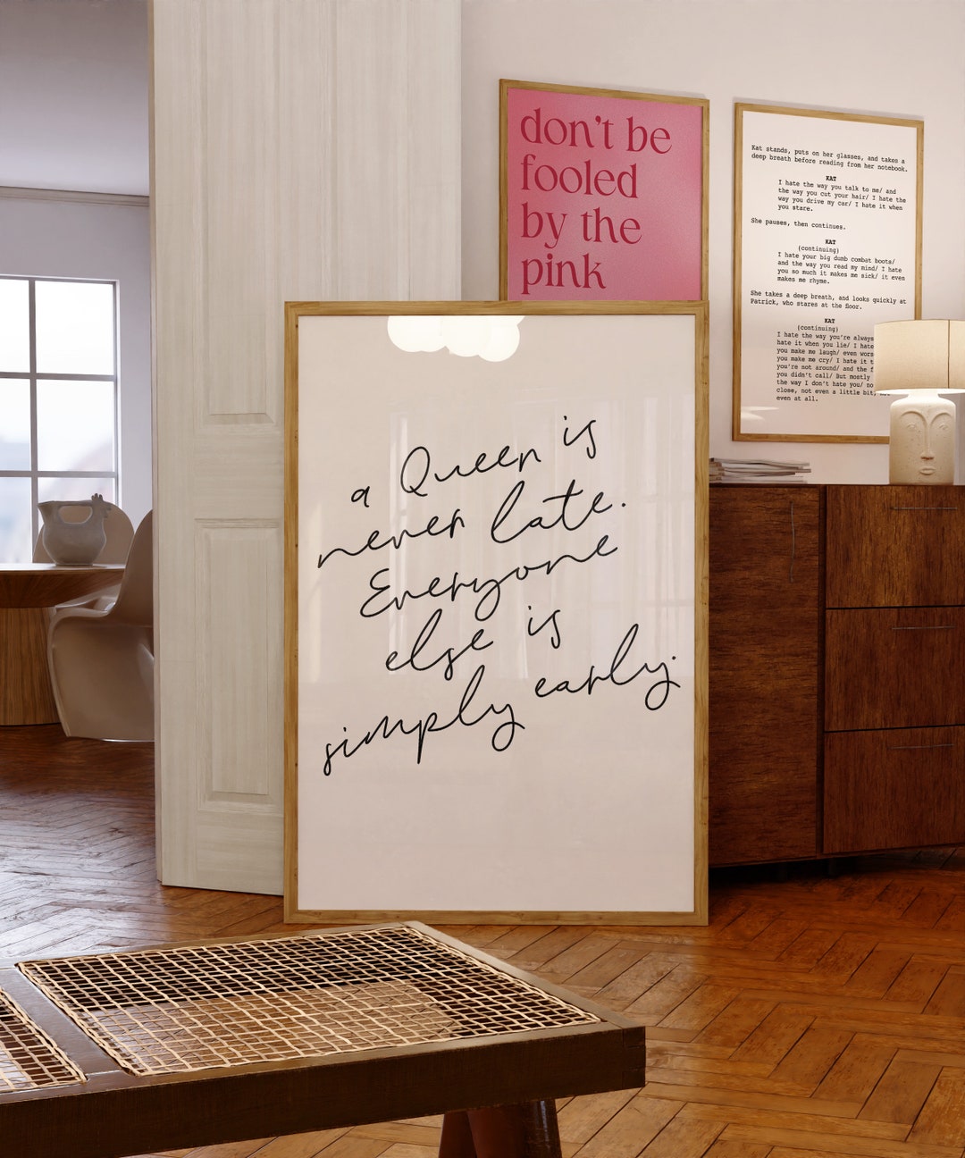 Princess Diaries Quote | "a Queen is Never Late..." | Wall Art ...