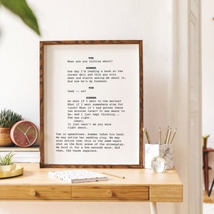 500 Days of Summer Screenplay Printable Poster, Fun Trendy Wall Art ...