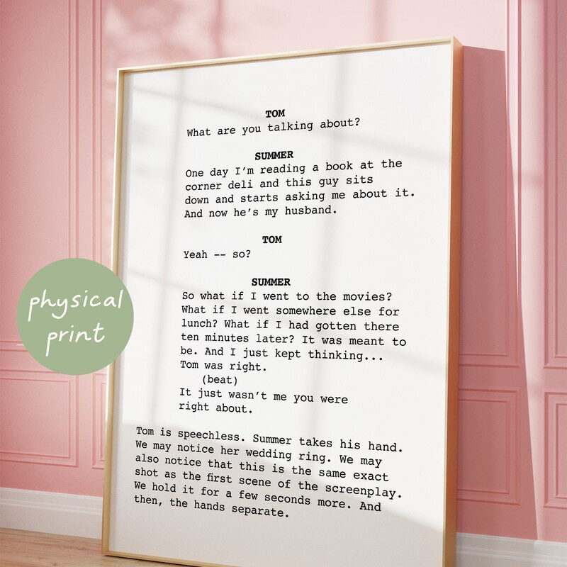 500 Days of Summer - Etsy