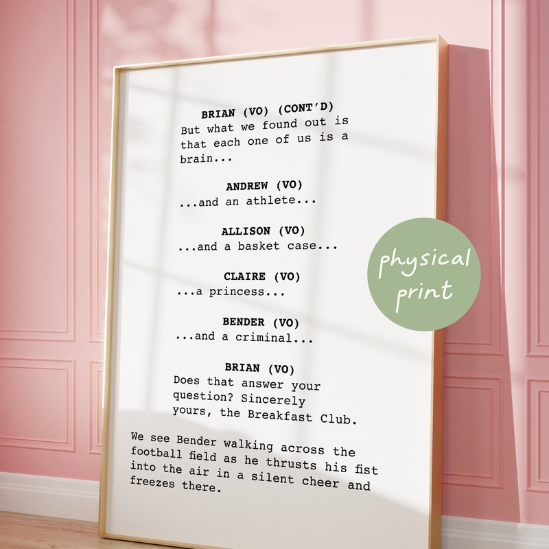 Breakfast Club - Etsy