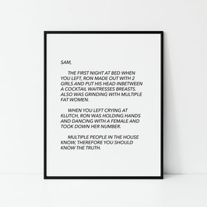 Jersey Shore Letter Print Wall Art Jersey Shore Snooki MTV Digital Art ...