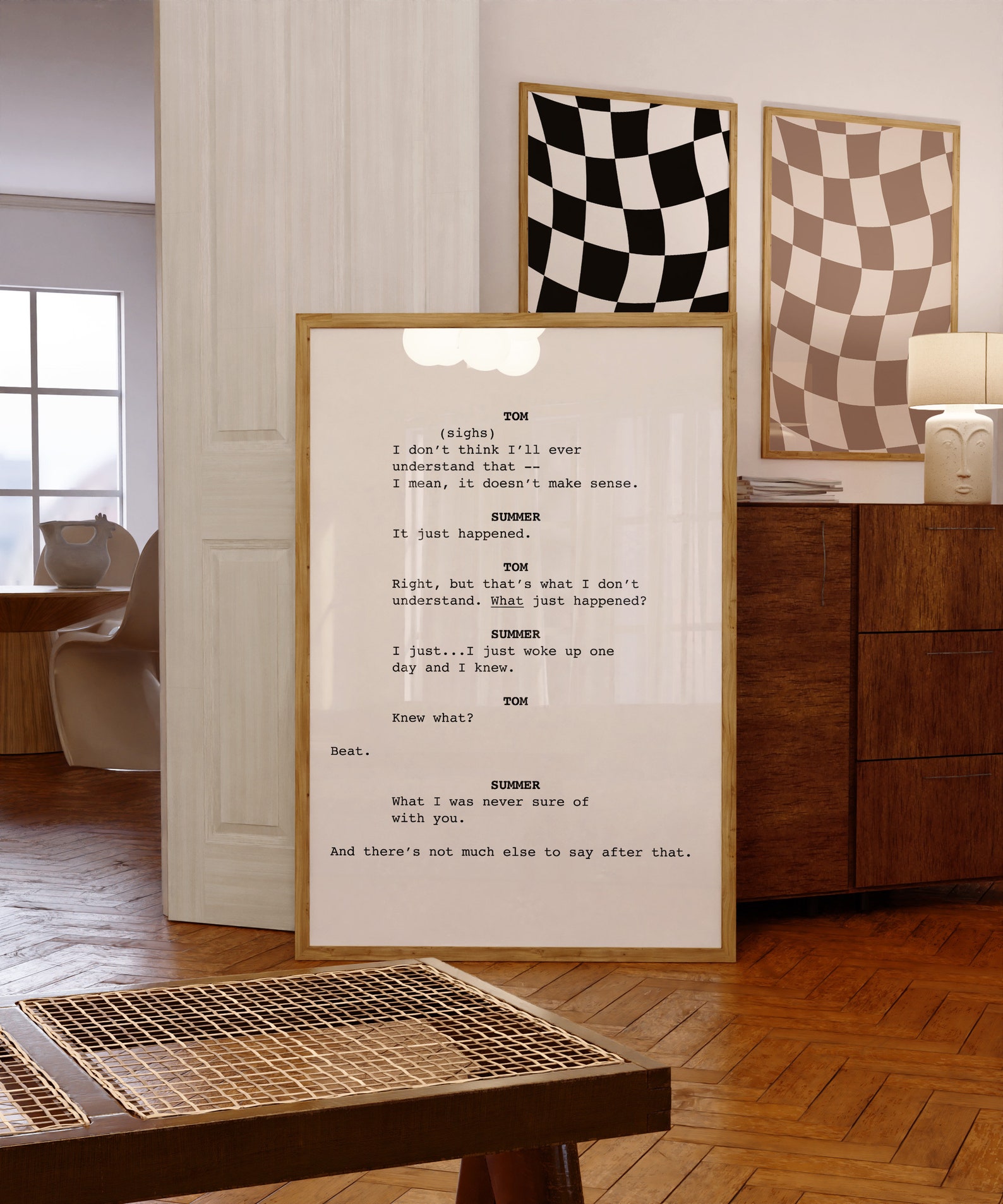 500 Days of Summer Screenplay Printable Poster, Fun Trendy Wall Art ...