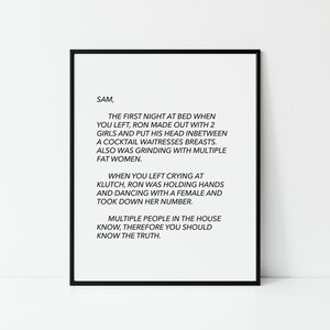 Jersey Shore the Note, Physical Print, Snooki MTV, Trendy Minimalistic ...