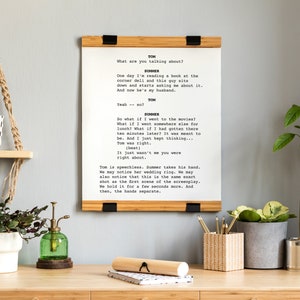 500 Days of Summer Screenplay Printable Poster, Fun Trendy Wall Art ...