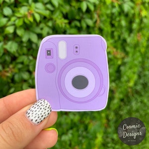 Instant Camera | Waterproof Sticker | Cute Sticker for - Laptops, Water ...