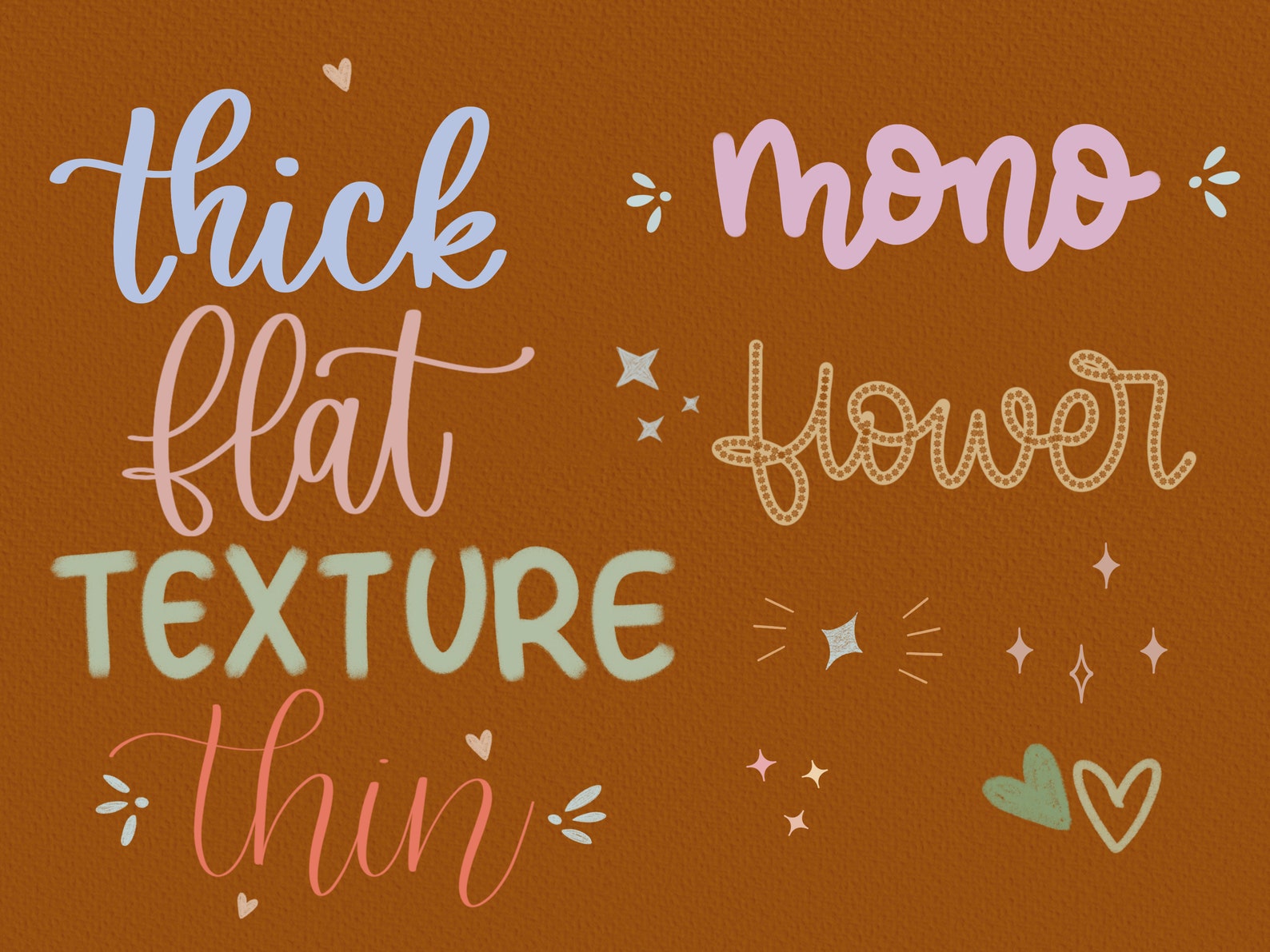 Procreate Doodle Brushes, Procreate Stamps and Textured Brushes ...