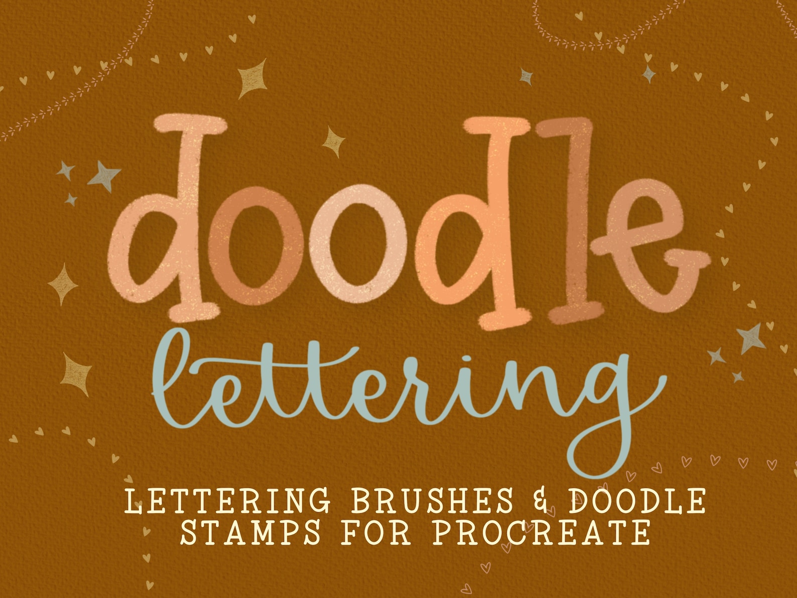 Procreate Doodle Brushes, Procreate Stamps and Textured Brushes ...