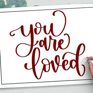 Chunky Procreate Lettering Brush, Textured Calligraphy Brush, Best ...