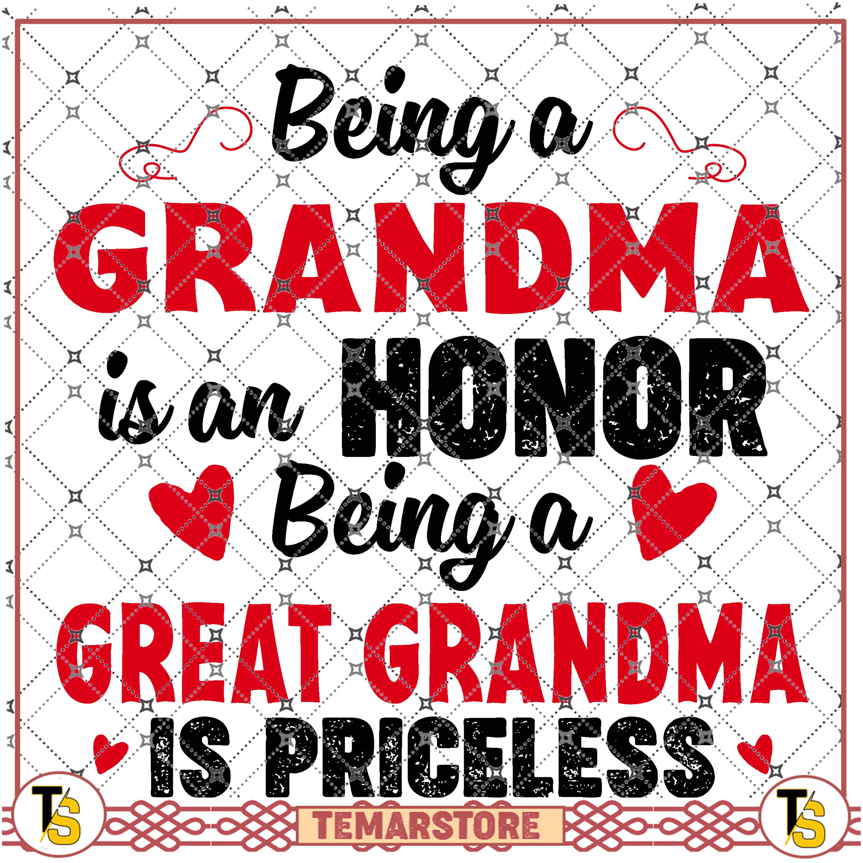 Being a Grandma is an Honor Being a Great Grandma is - Etsy