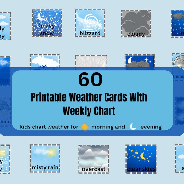 Weather Chart - Etsy