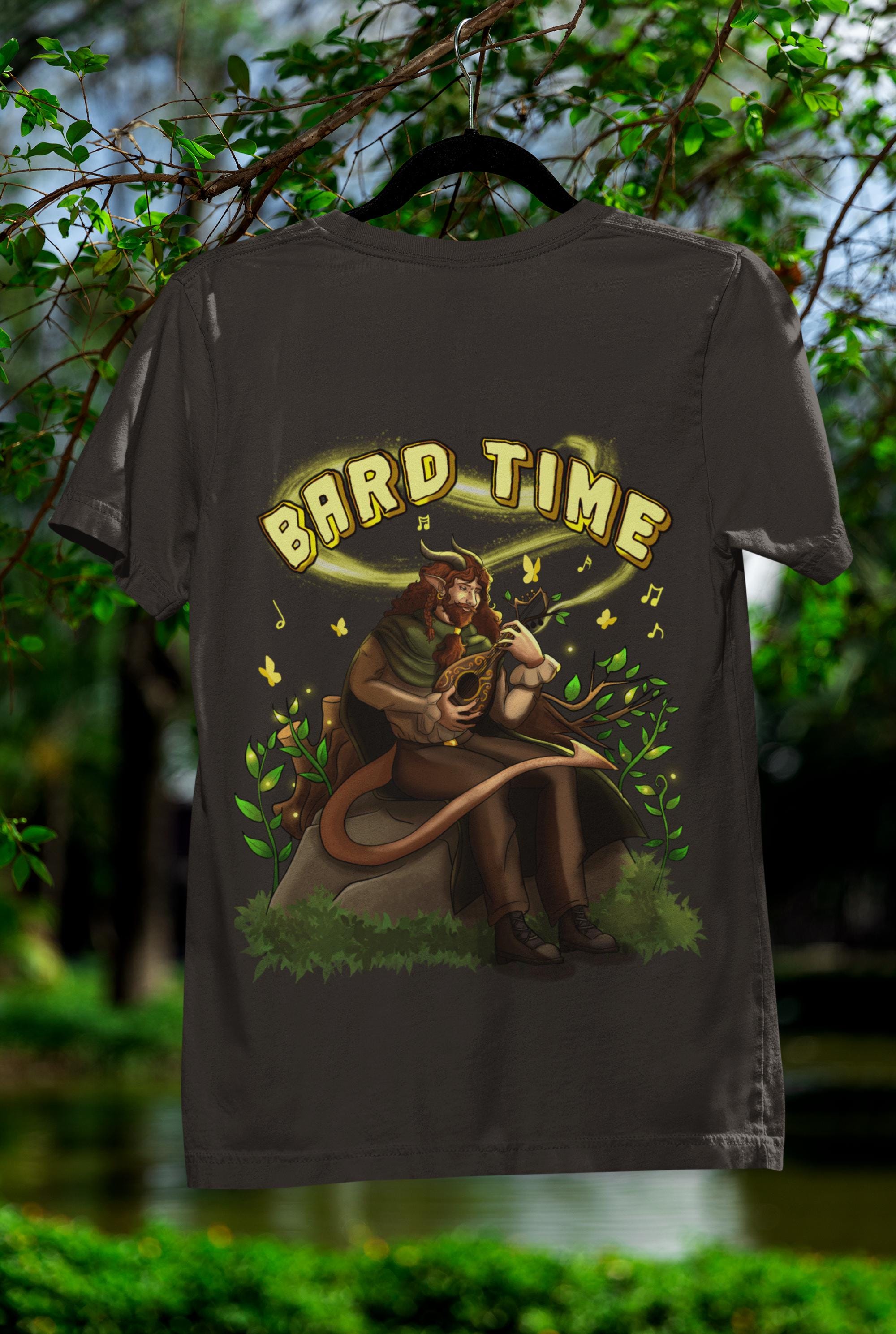 Bard DND Shirt, Dnd Design, Hand Drawn Design, Bard, Musical Shirt, Dnd ...