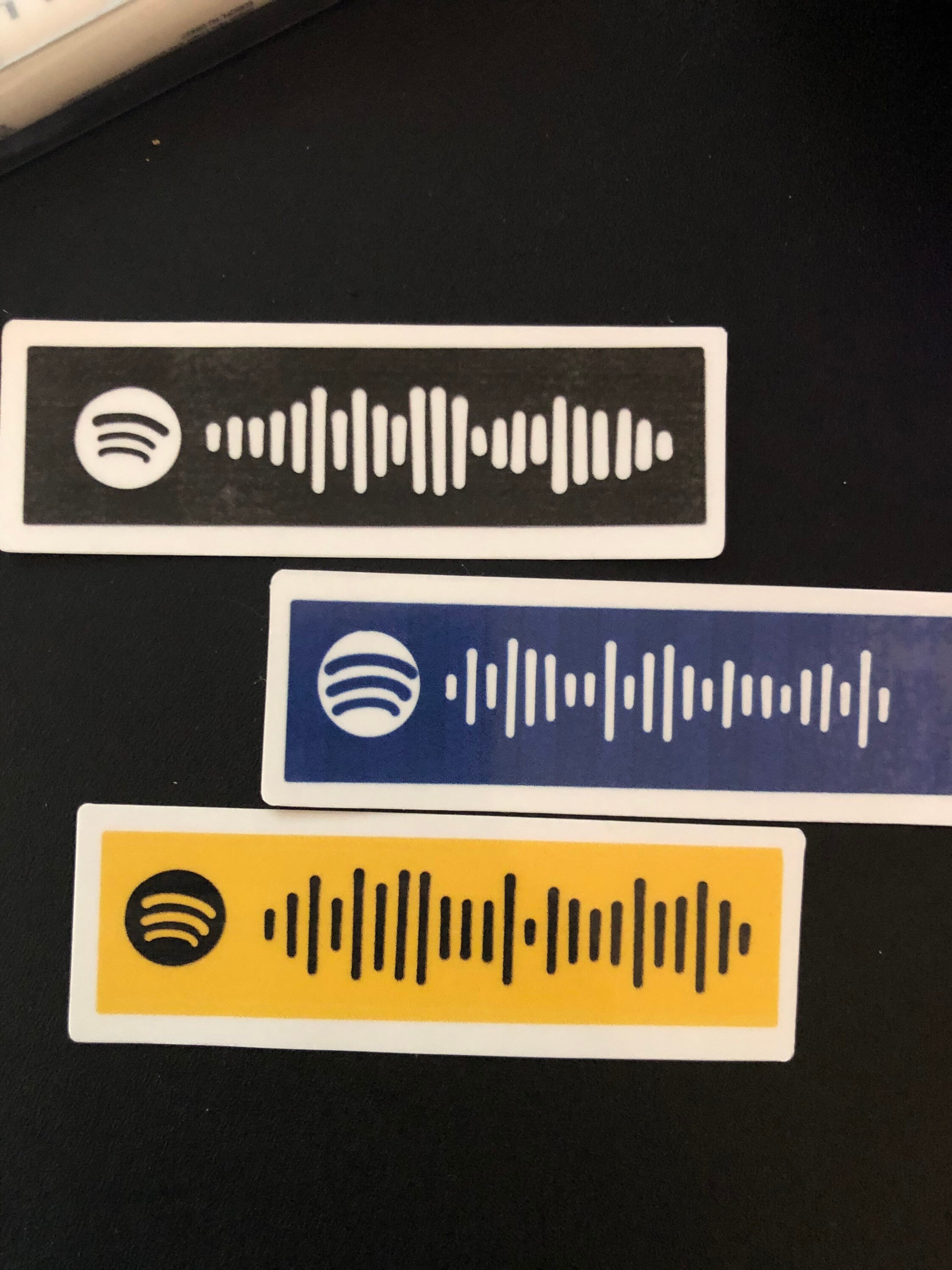 Customizable Scannable Spotify Code sticker/ spotify sticker / | Etsy