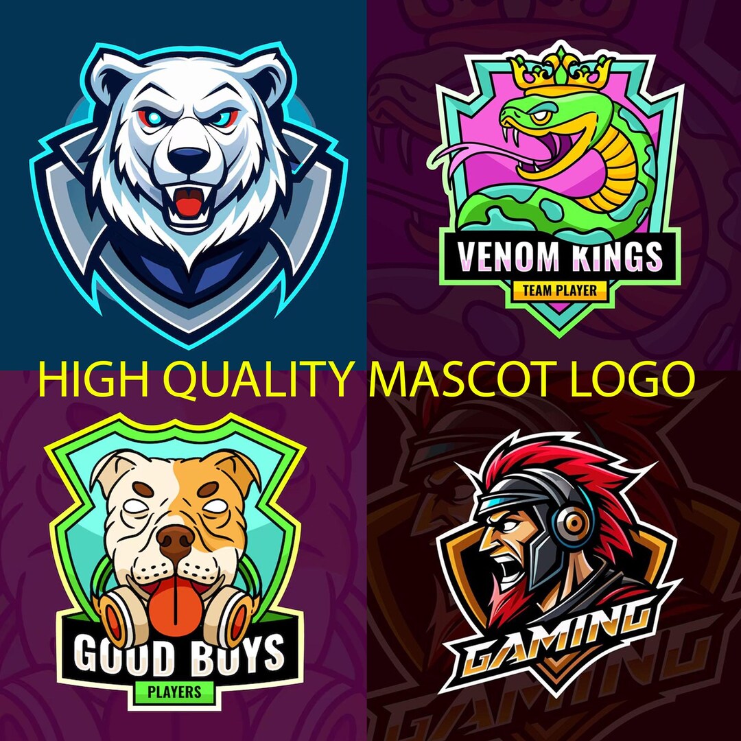 Custom Mascot Logo Design, Modern Company Logo Creator, Custom Logo ...