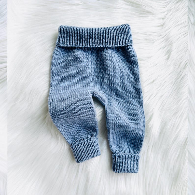 Digital PDF Knit Pattern: Little Max Baby Pants, Trousers, Leggings ...