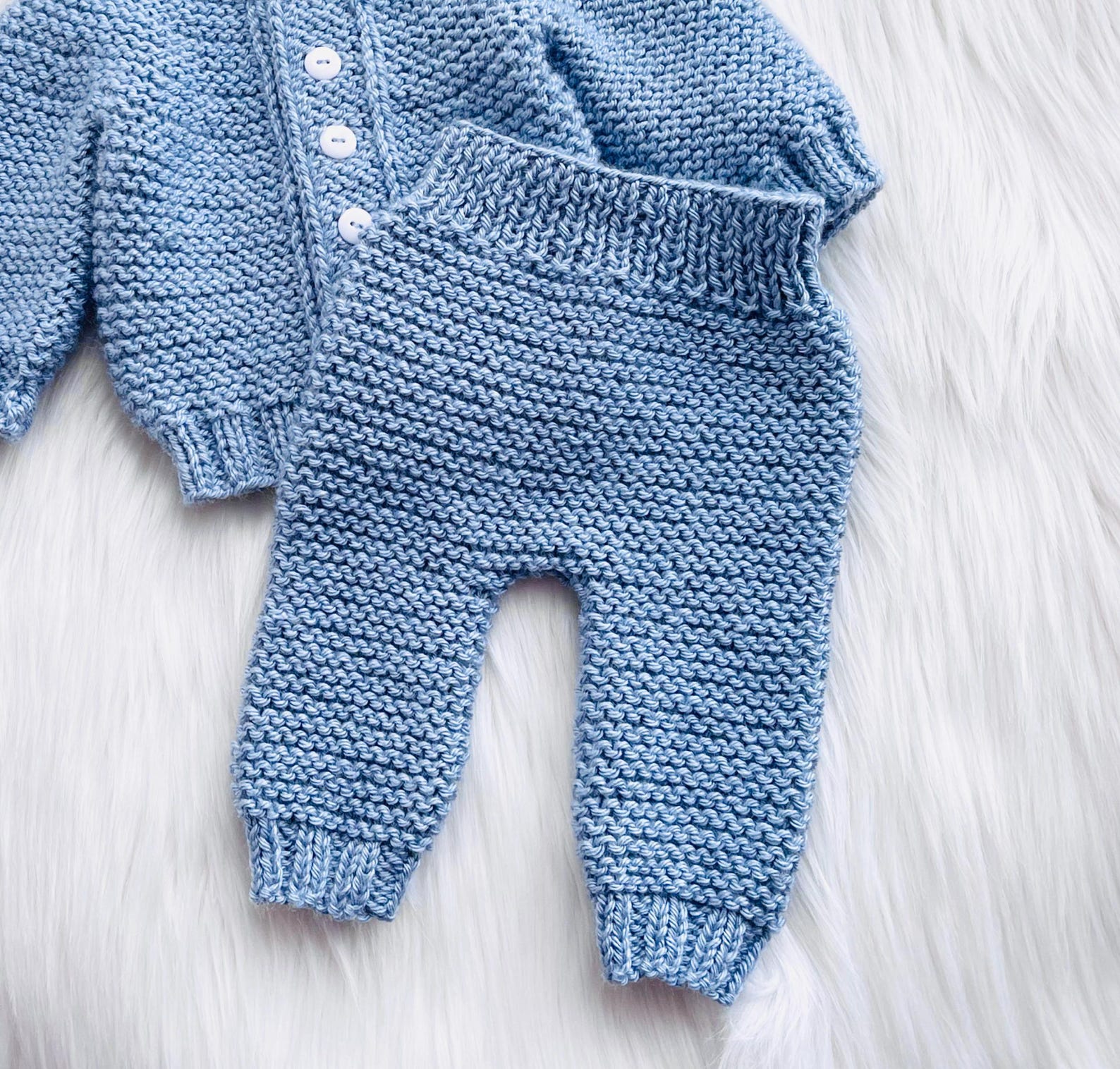 Digital PDF Knit Pattern: Little Laurel Knit Baby Pants Pattern ...