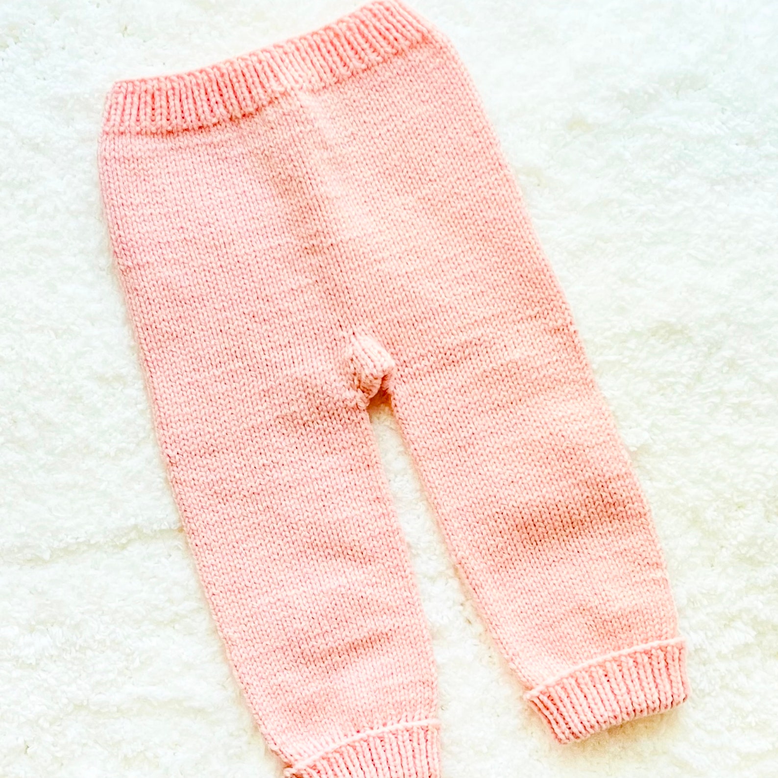 Digital PDF Knit Pattern: Knit Baby Pants Pattern or Knit Baby Trousers ...