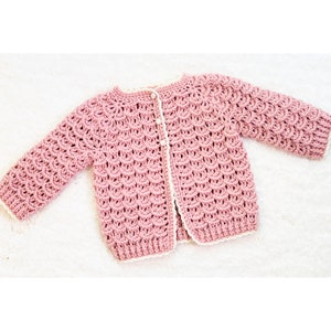 Digital PDF Crochet Pattern: Crochet Cardigan Sweater, Jacket or Coat ...