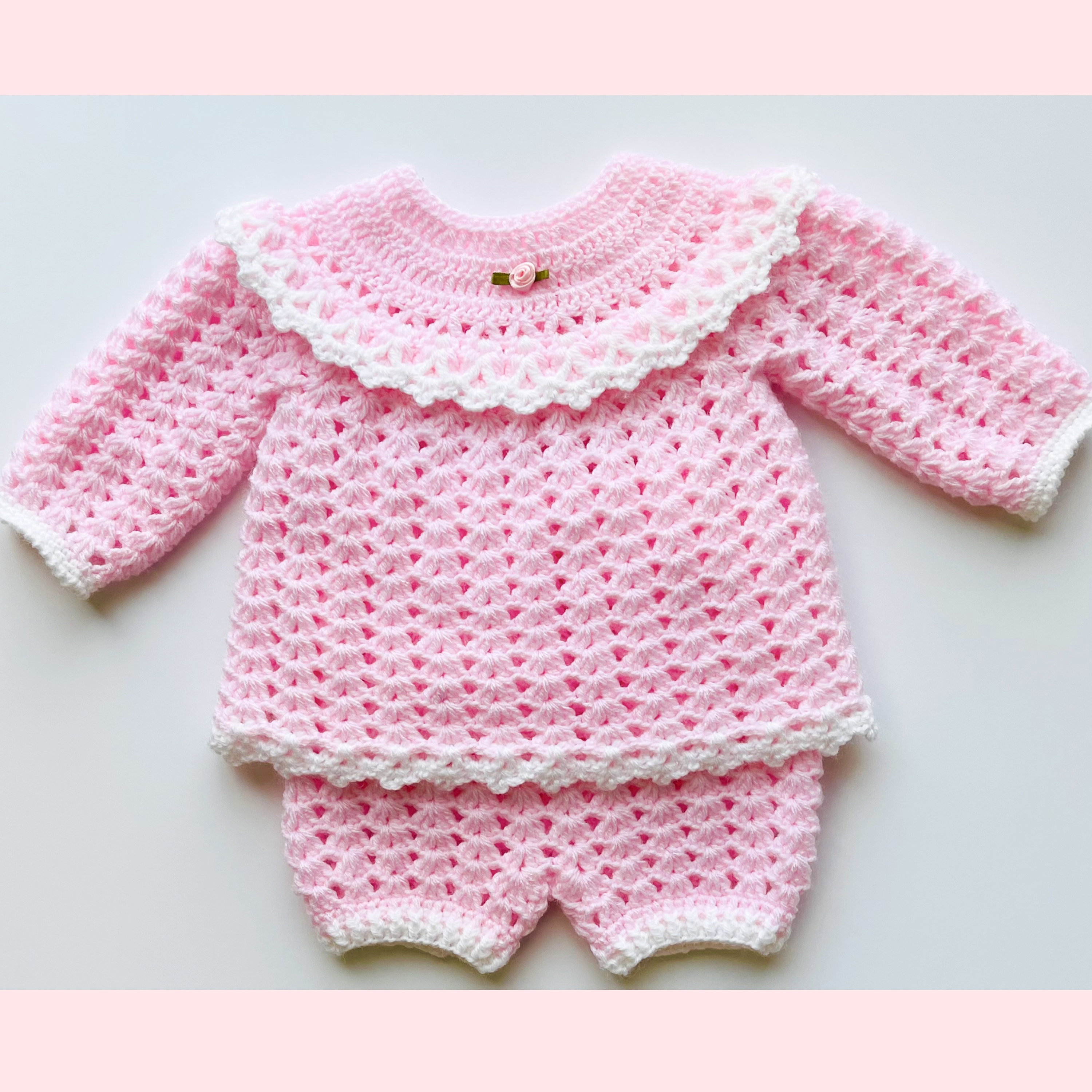Kits & How To Digital PDF Crochet Pattern Crochet baby sweater pattern ...