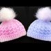 Digital PDF Crochet Pattern: Crystal Waves Crochet Baby Hat, Beanie or ...