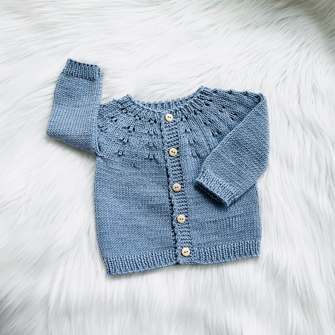 Digital PDF Knit Pattern: Little Max Cardigan Sweater, Coat or Jacket ...