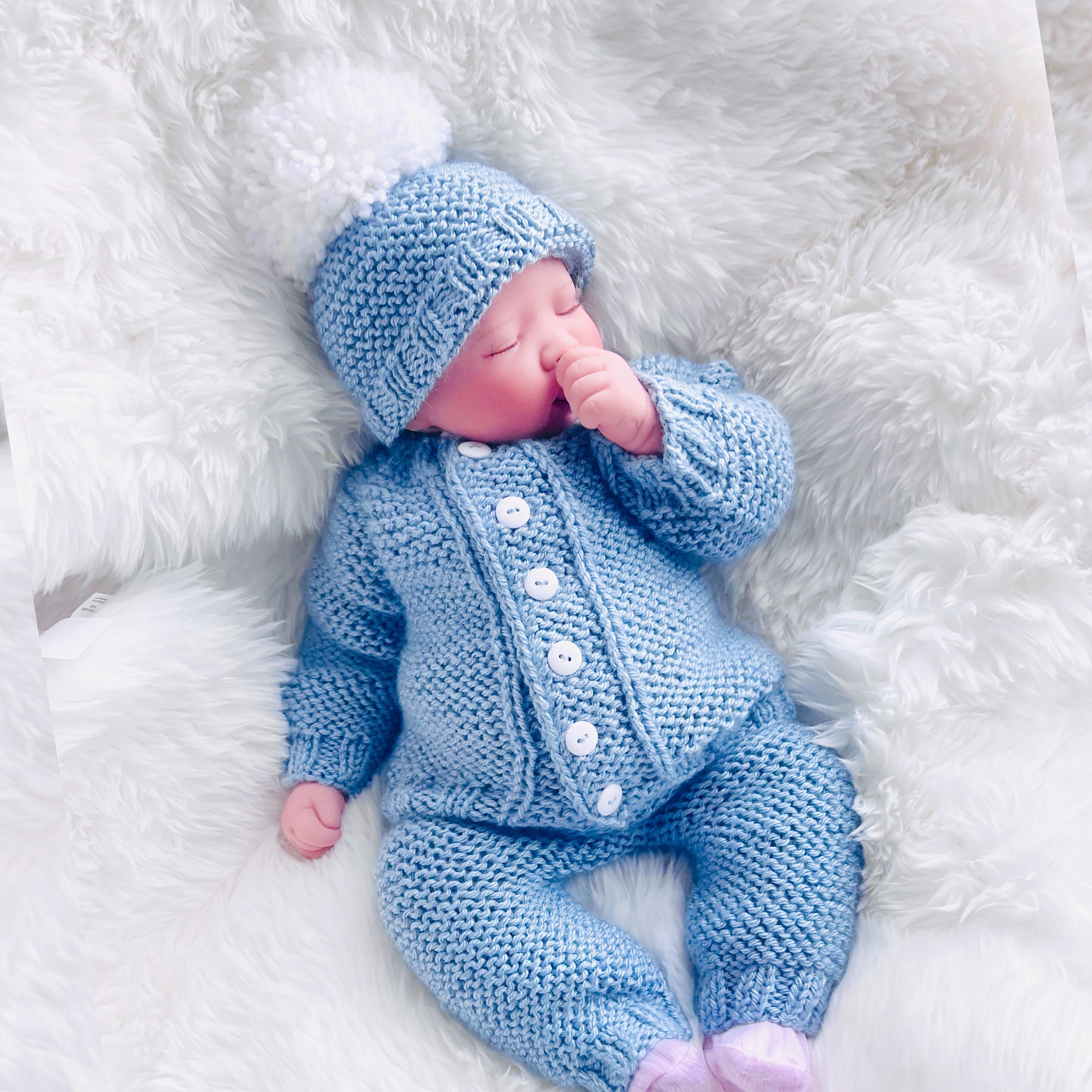 Digital PDF Knit Pattern: Little Laurel Baby Cardigan Sweater, Easy ...