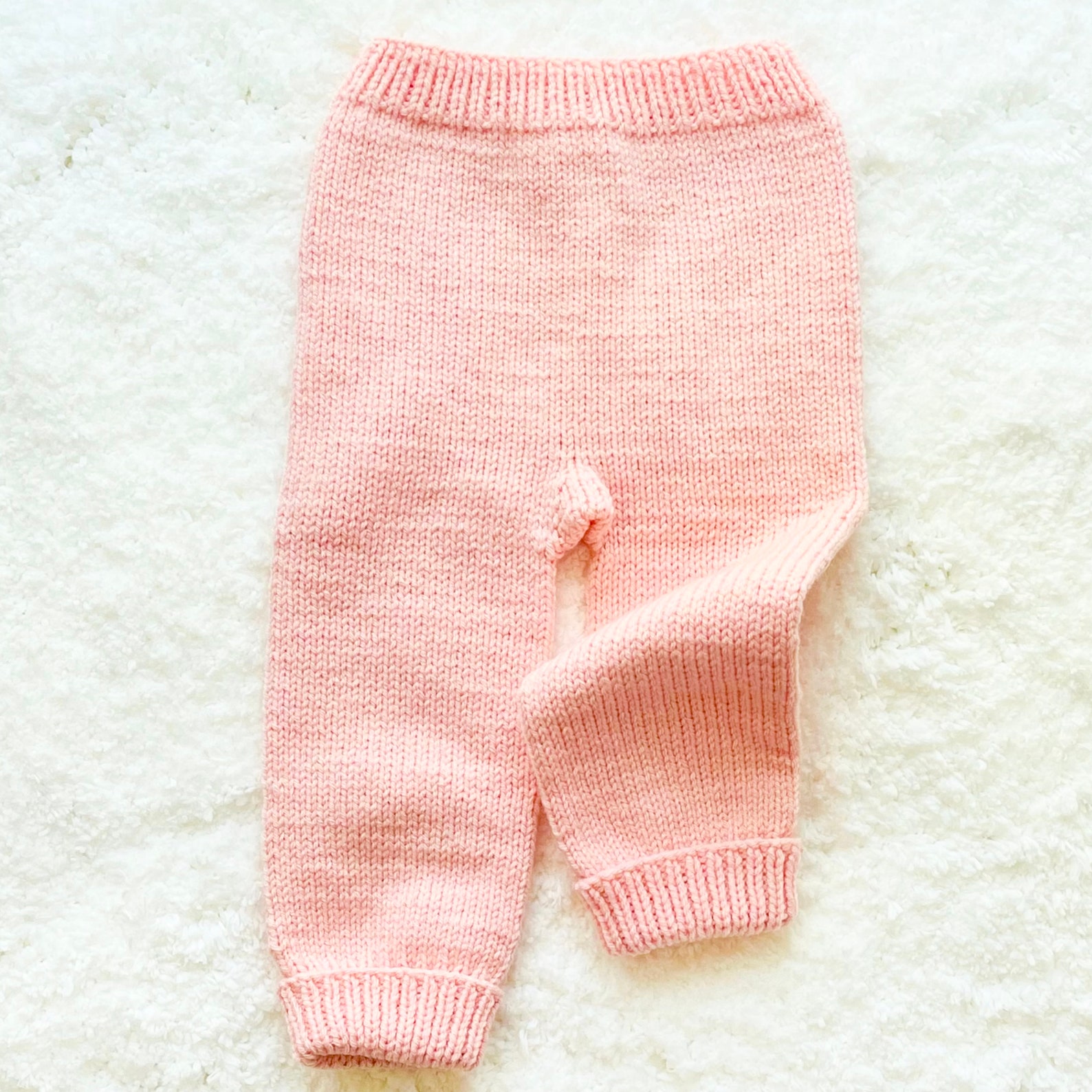 Digital PDF Knit Pattern: Knit Baby Pants Pattern or Knit Baby Trousers ...