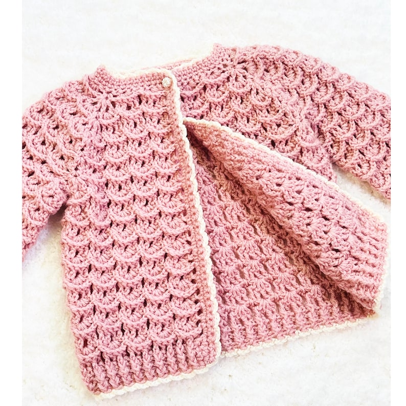 Digital PDF Crochet Pattern: Crochet Cardigan Sweater Jacket | Etsy UK