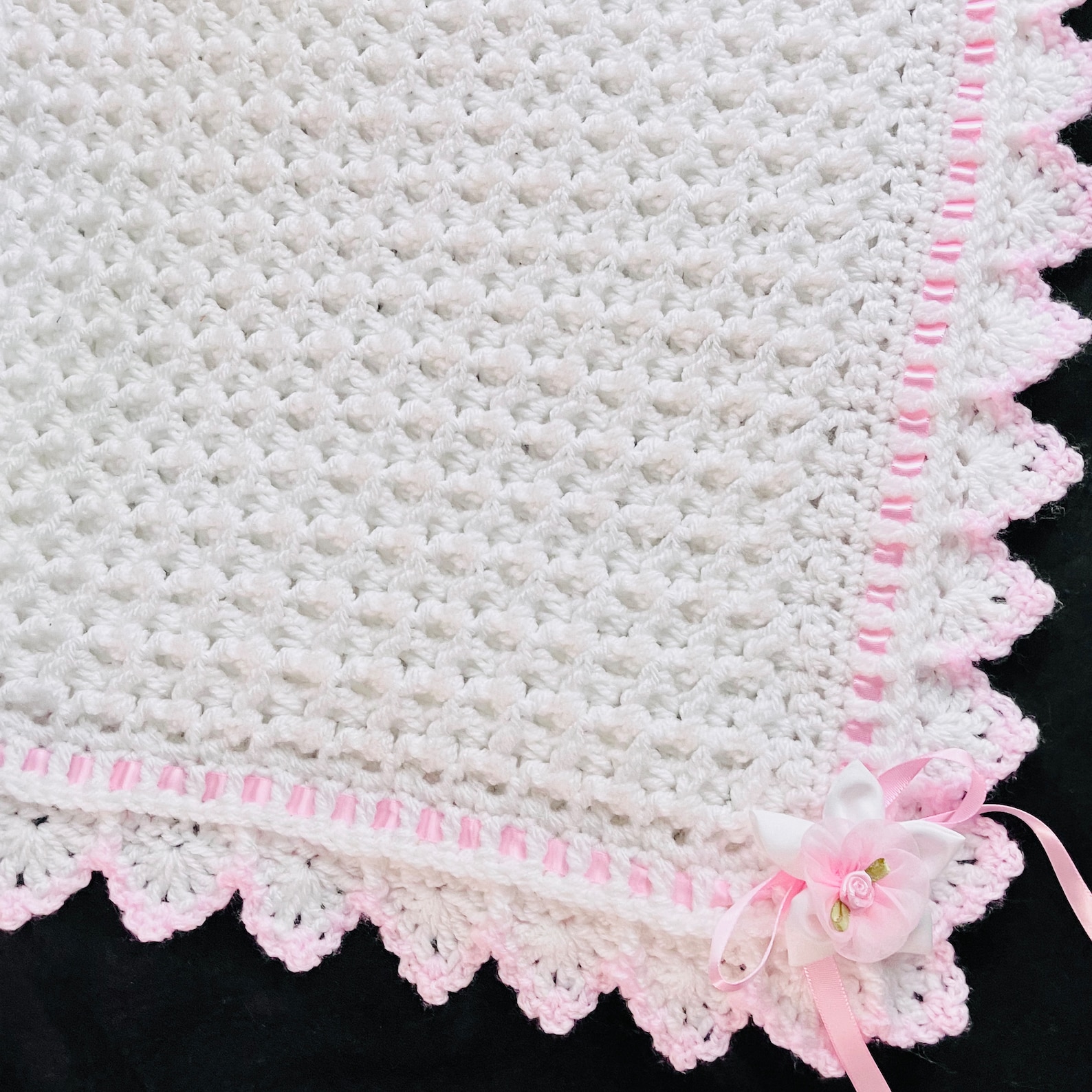 Digital PDF Crochet Pattern: Crochet Baby Blanket Pattern With Easy ...