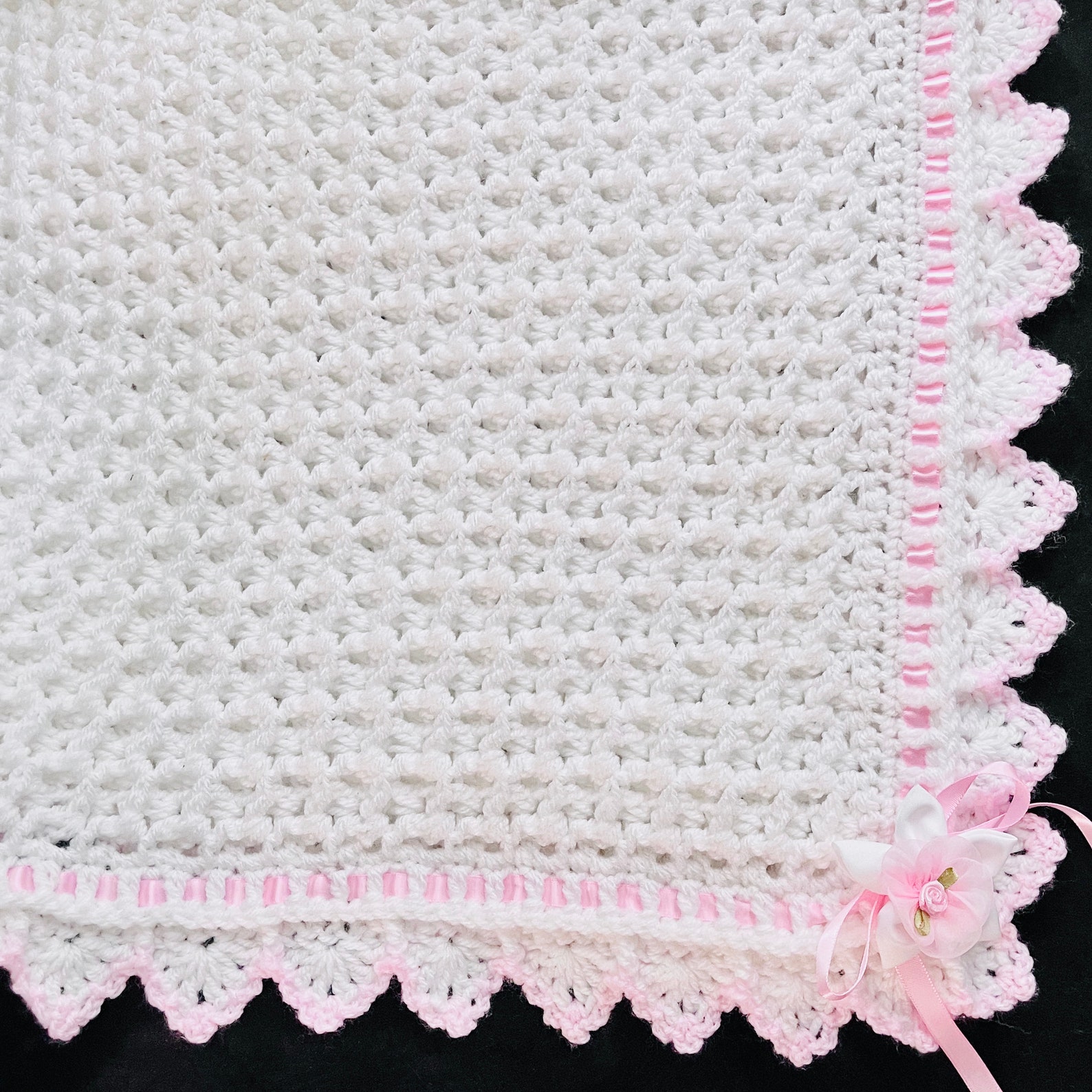 Digital PDF Crochet Pattern: Crochet Baby Blanket Pattern With Easy ...