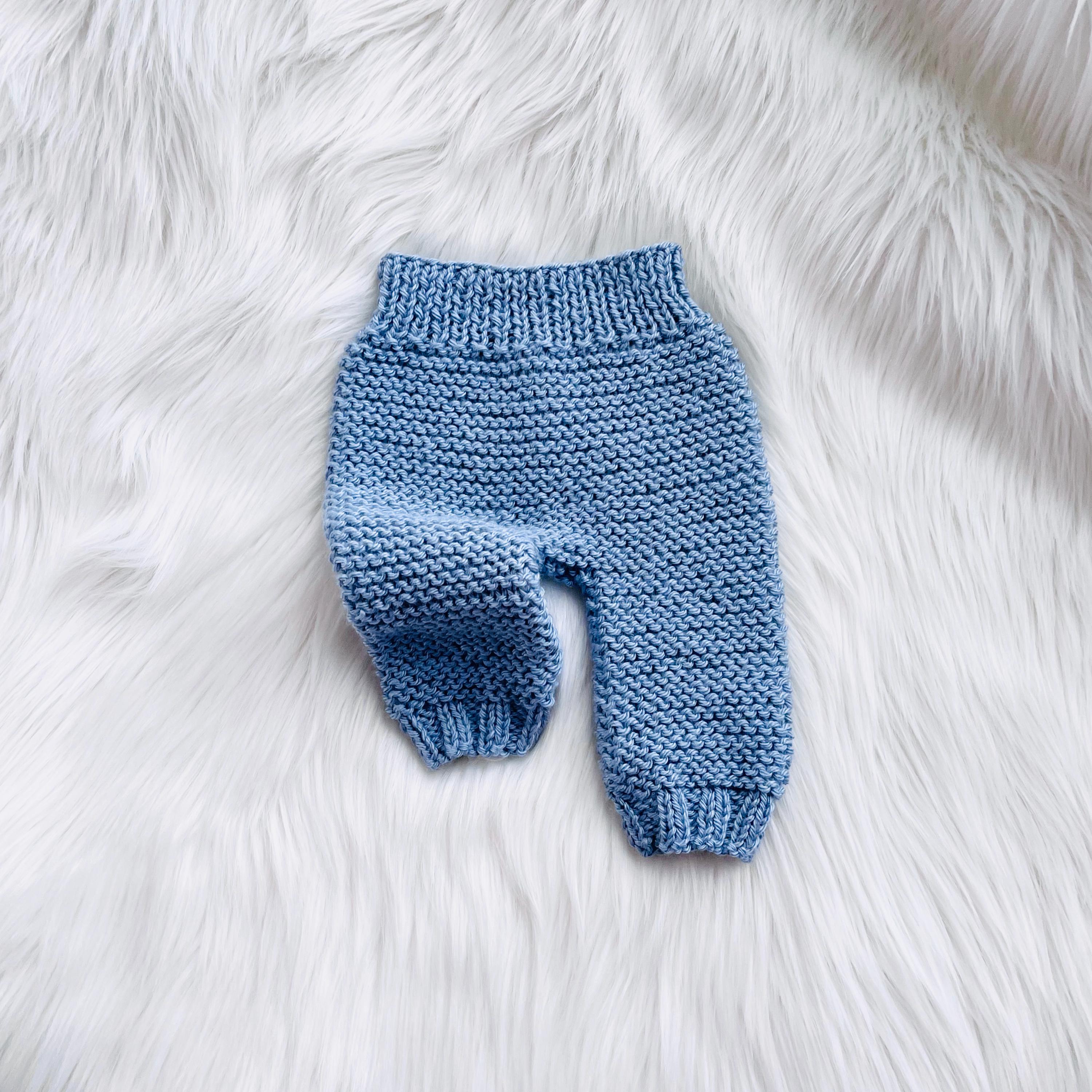 Digital PDF Knit Pattern: Little Laurel Knit Baby Pants Pattern ...