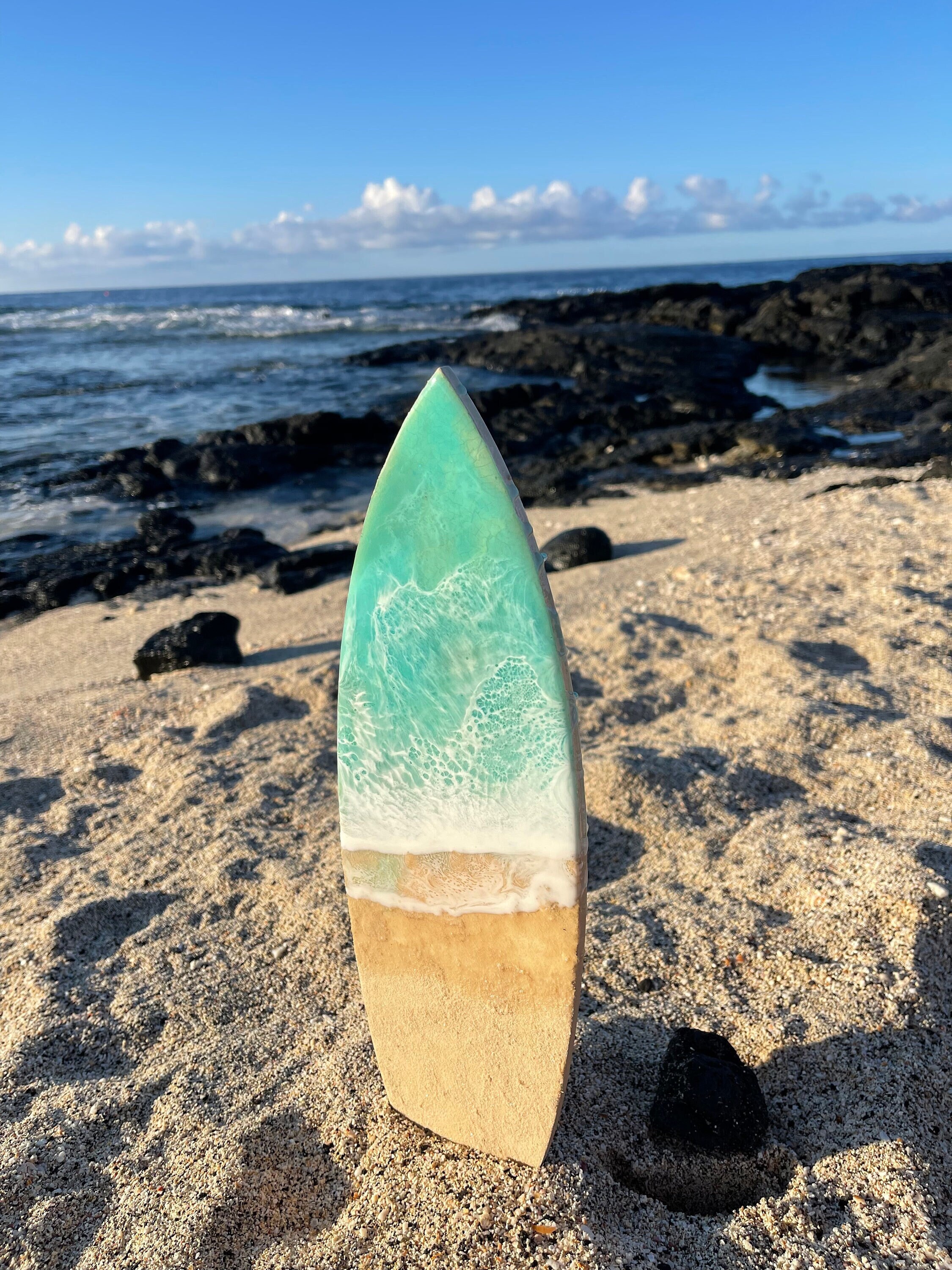 Ocean Resin Surfboard, Resin Wall Art Surfboard, Resin Surfboard, Ocean ...