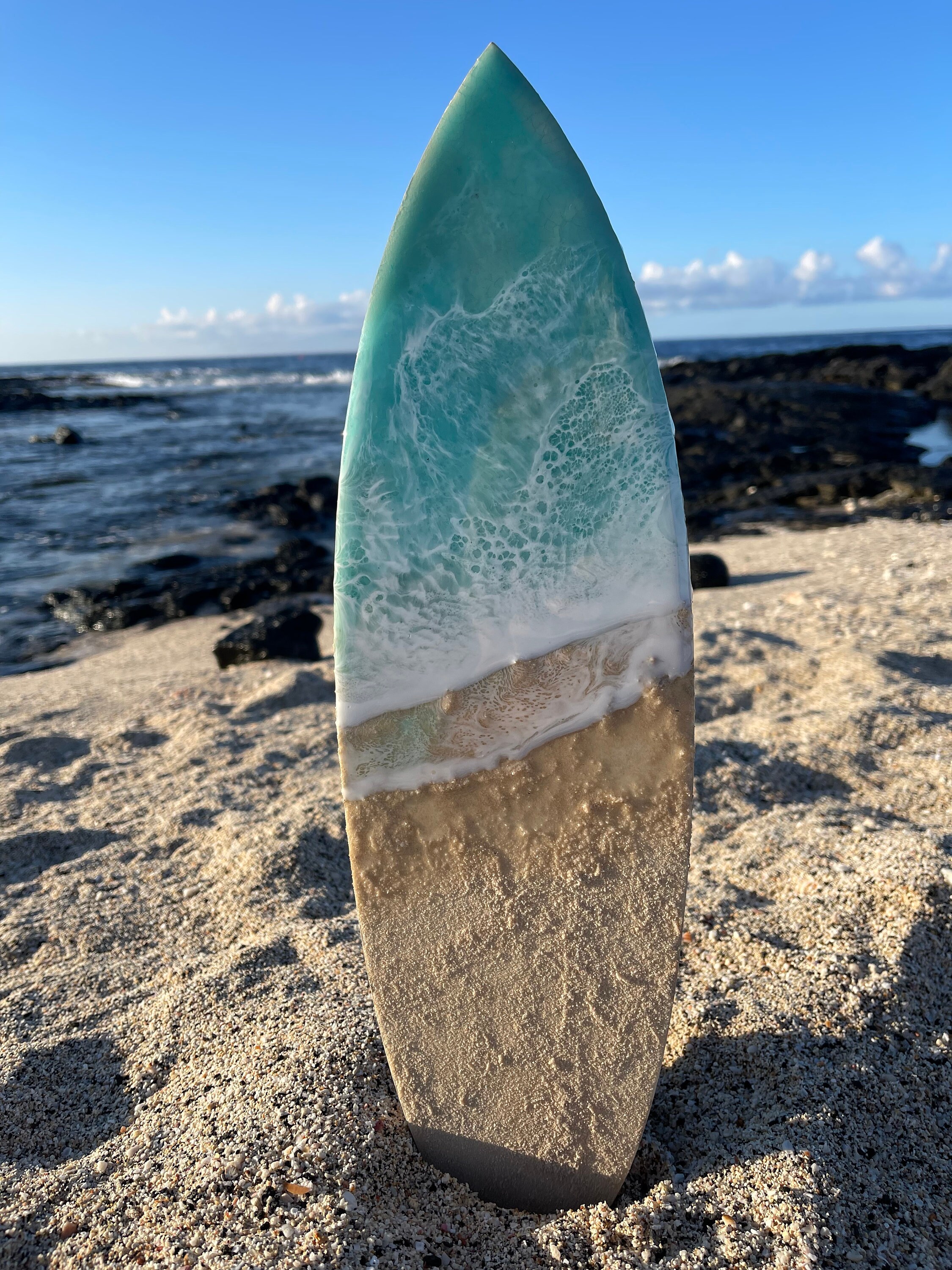 Ocean Resin Surfboard, Resin Wall Art Surfboard, Resin Surfboard, Ocean ...