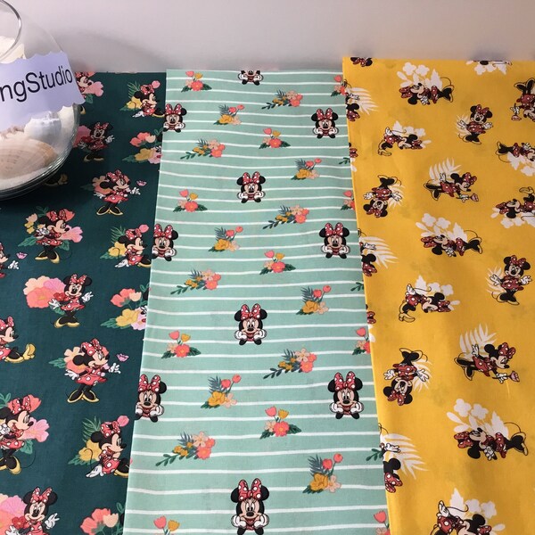 Minnie Mouse Fabric - Etsy