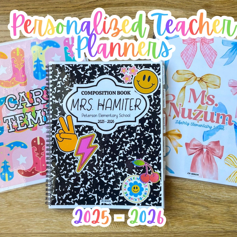 Personalized Planner - Etsy