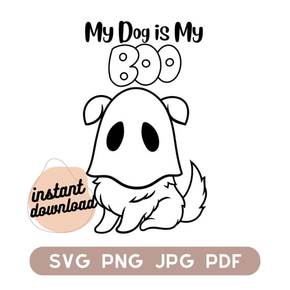 Ghost Dog SVG Dog SVG Ghost SVG Ghost Silhouette Ghost Dog - Etsy