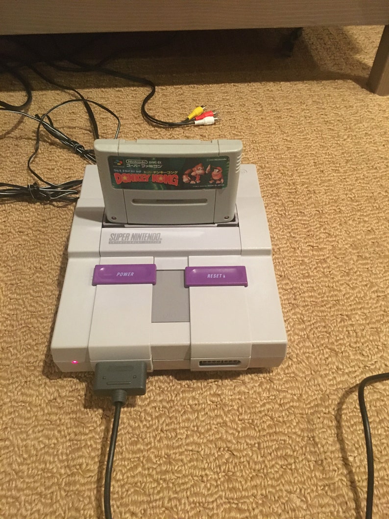 Super Famicom Game Adapter for NA Super Nintendo - Etsy