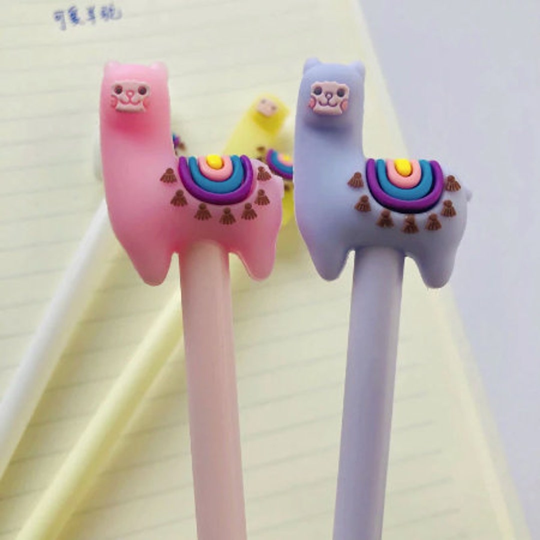Colorful Llama Camel Gel Pen School Office Supply Stationery - Etsy