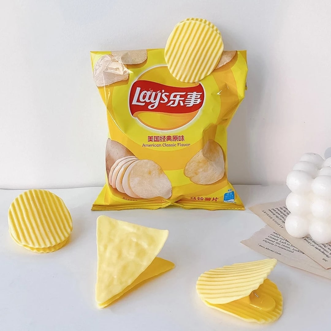 Crisps and Corners Paper Clips Cute Creative Food Shape Binder - Etsy