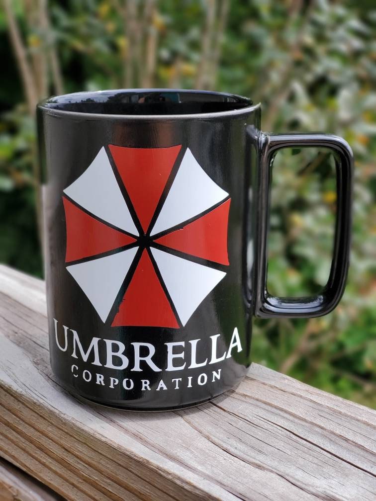 Custom Umbrella Coffee Mug, Resident Evil Fan Collection Large Coffee ...