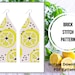 Lemon Slice Seed Bead Earrings Pattern Brick Stitch Fringe - Etsy